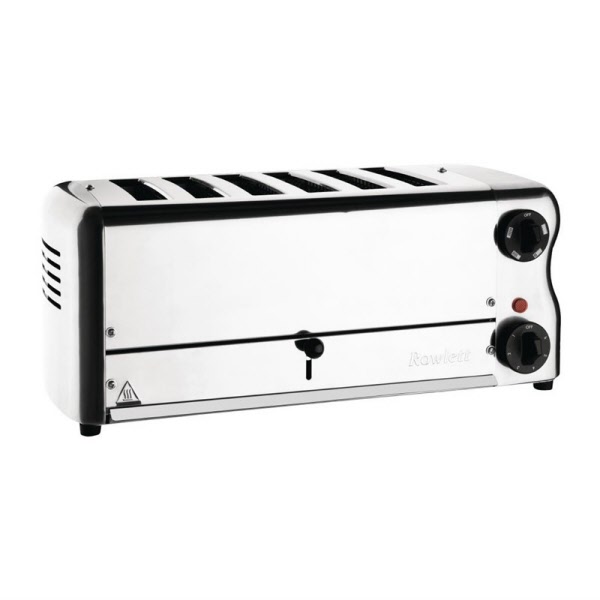 Rowlett Esprit 6 Slot Toaster Chrom mit 2 zusätzlichen Elementen und ...
